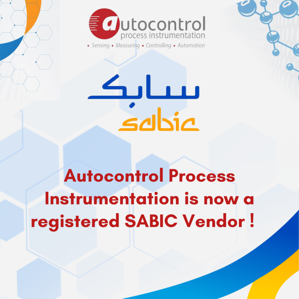 Autocontrol Process Instrumentation Registered as an Approved Vendor ...